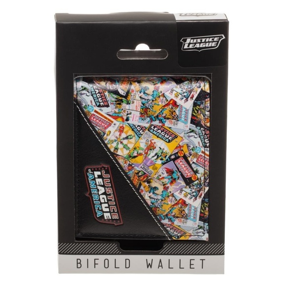 Bioworld | Bags | Justice League Bifold Wallet Batman Superman | Poshmark